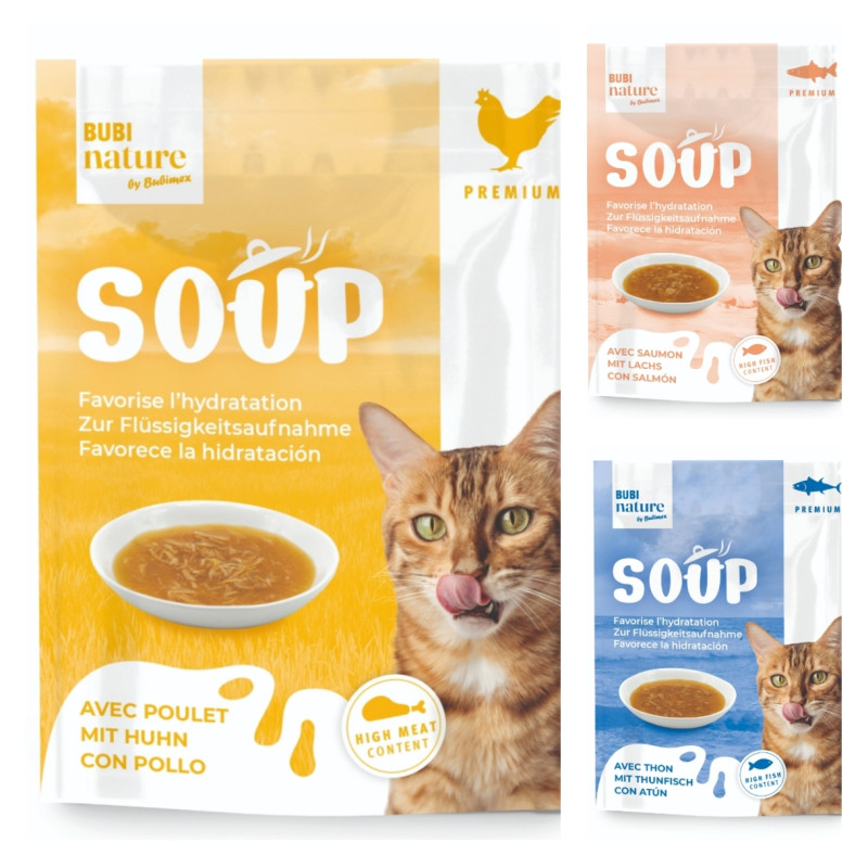 Bubi Nature CAT SOUP high protein 100% natural